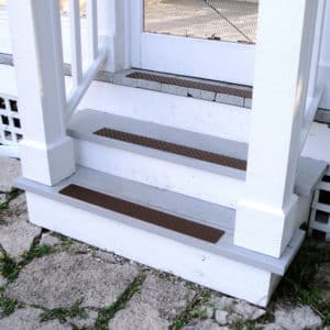 Handi Treads Non Slip Tread, Aluminum, Brown, 30 inch x 3.75 inch, with ...