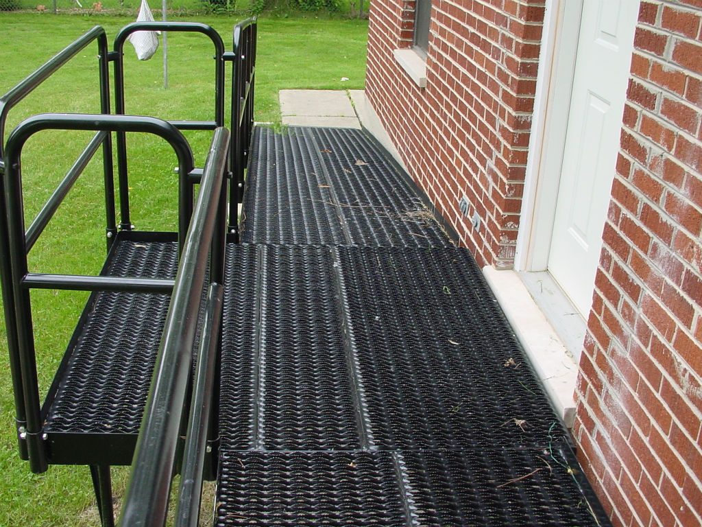 Galvanized Steel Wheelchair Access Ramps | Handi-Ramp