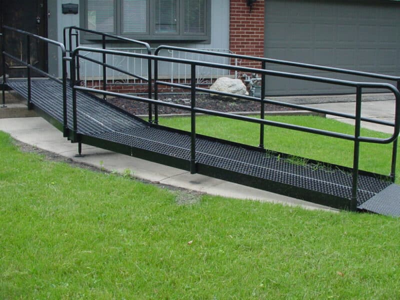 Galvanized Steel Wheelchair Access Ramps | Handi-Ramp