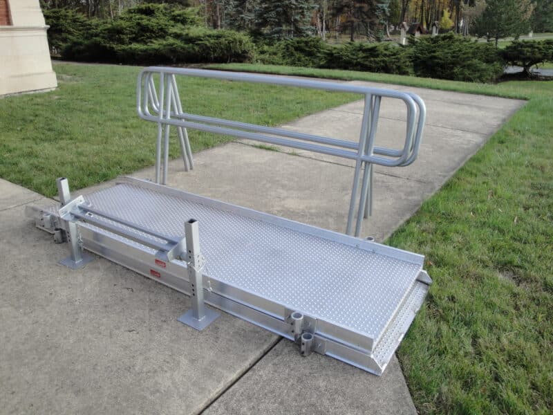 Portable Ramp with Handrails | 12 to 20-Foot Wheelchair Ramp