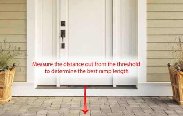 How to Measure a Doorway for a Threshold Ramp