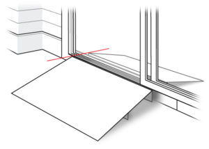 Sliding Door Threshold Ramp - HandiRamp