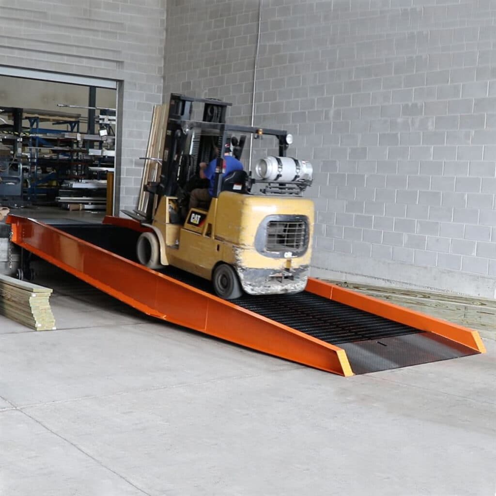 Loading Dock Ramp - 30' Long, 20k LB Capacity, In Stock Ready to Sjhip