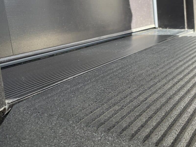 EZ-ACCESS® TRANSITIONS® Angled Entry Rubber Threshold Mat - HandiRamp
