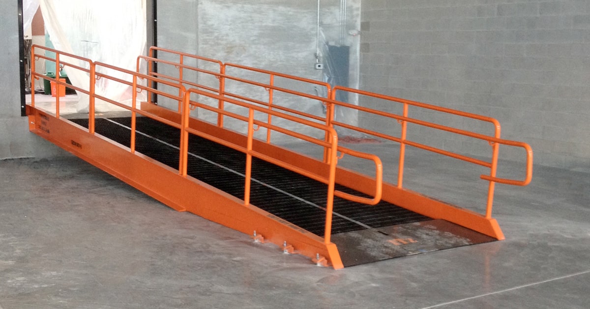 Permanent Concrete Ramp vs Precast vs Portable Steel Yard Ramp - HandiRamp